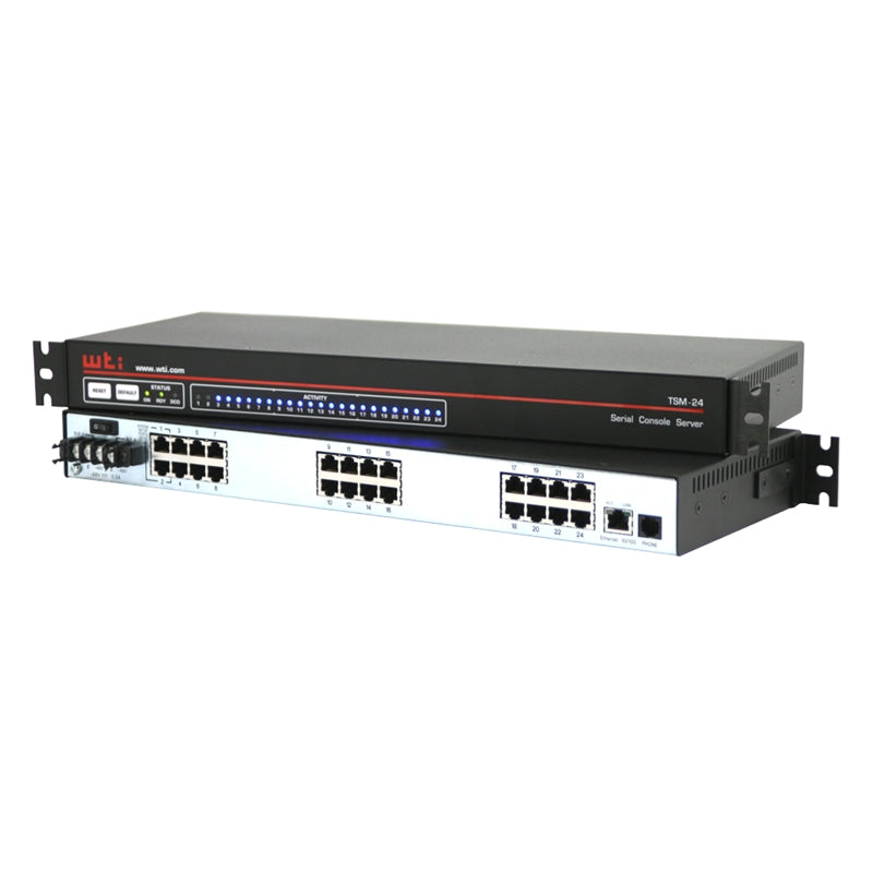 TSM-24DC Console Server (24) Port RJ45 -48V DC | WTI - Western ...