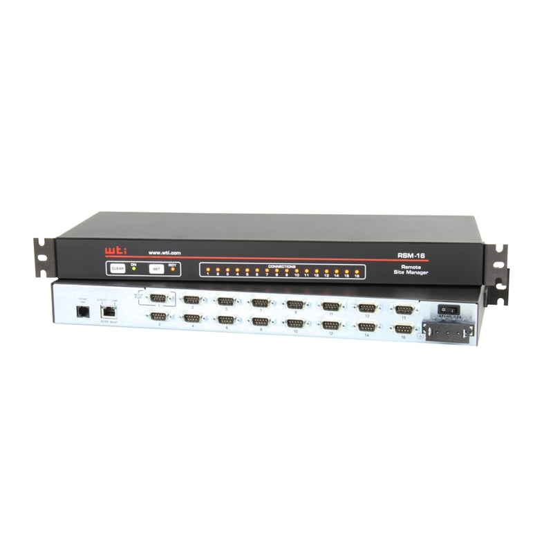 RSM-16DC Console Server (16) Port DB9 -48V DC | WTI - Western Telematic ...